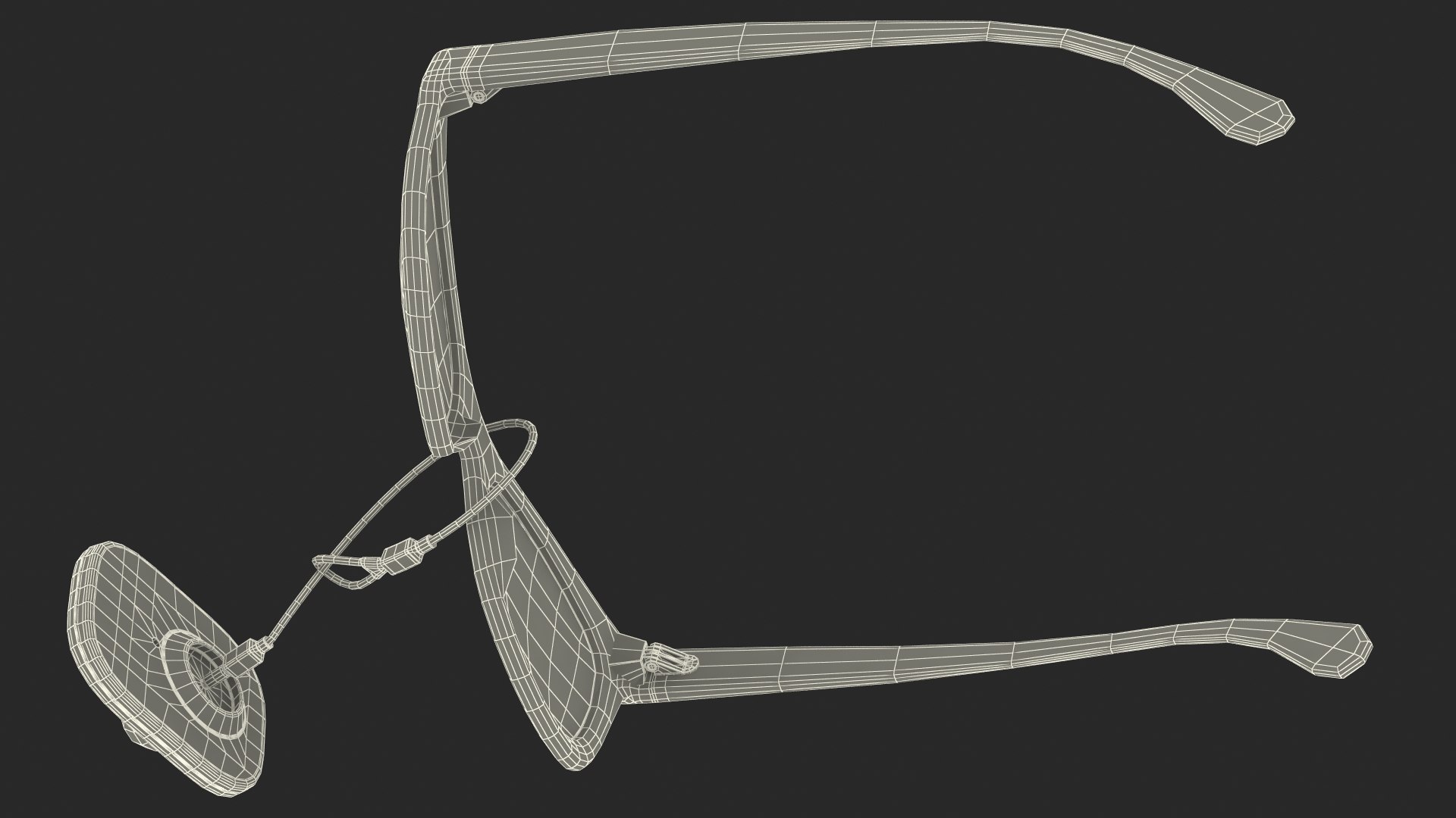 Glasses With Security Tag 3D - TurboSquid 1893606