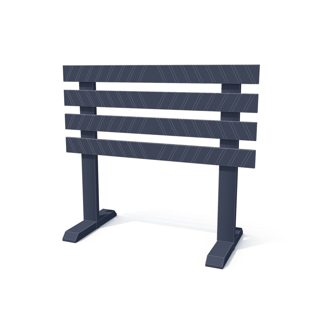 Barrier 3D Model - TurboSquid 1857282