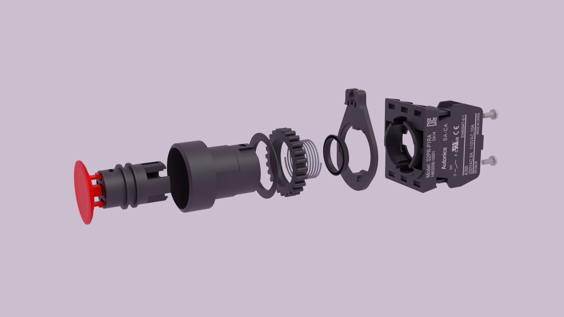 Push Button Switch Off Model - TurboSquid 2069512