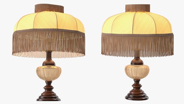 modelo 3d Lámpara de mesa tradicional encendida - TurboSquid 2121375