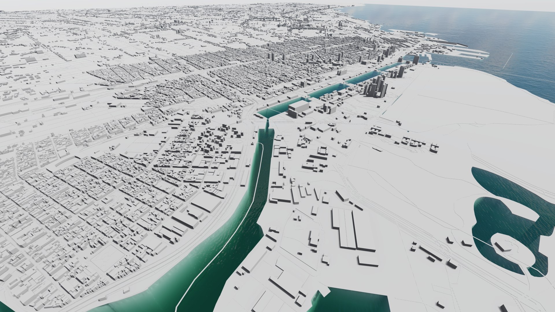 3D Coast of Buenos Aires volumetry - TurboSquid 1813106