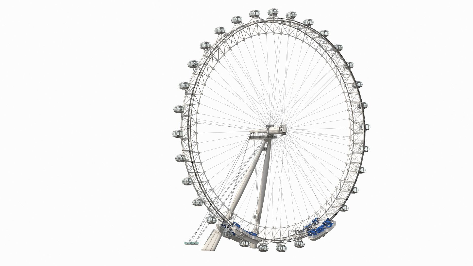 3D Cantilevered Observation Wheel Model - TurboSquid 1611839