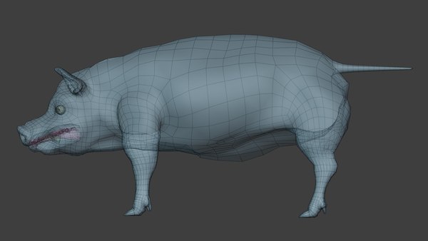 Pig 3D Models for Download | TurboSquid