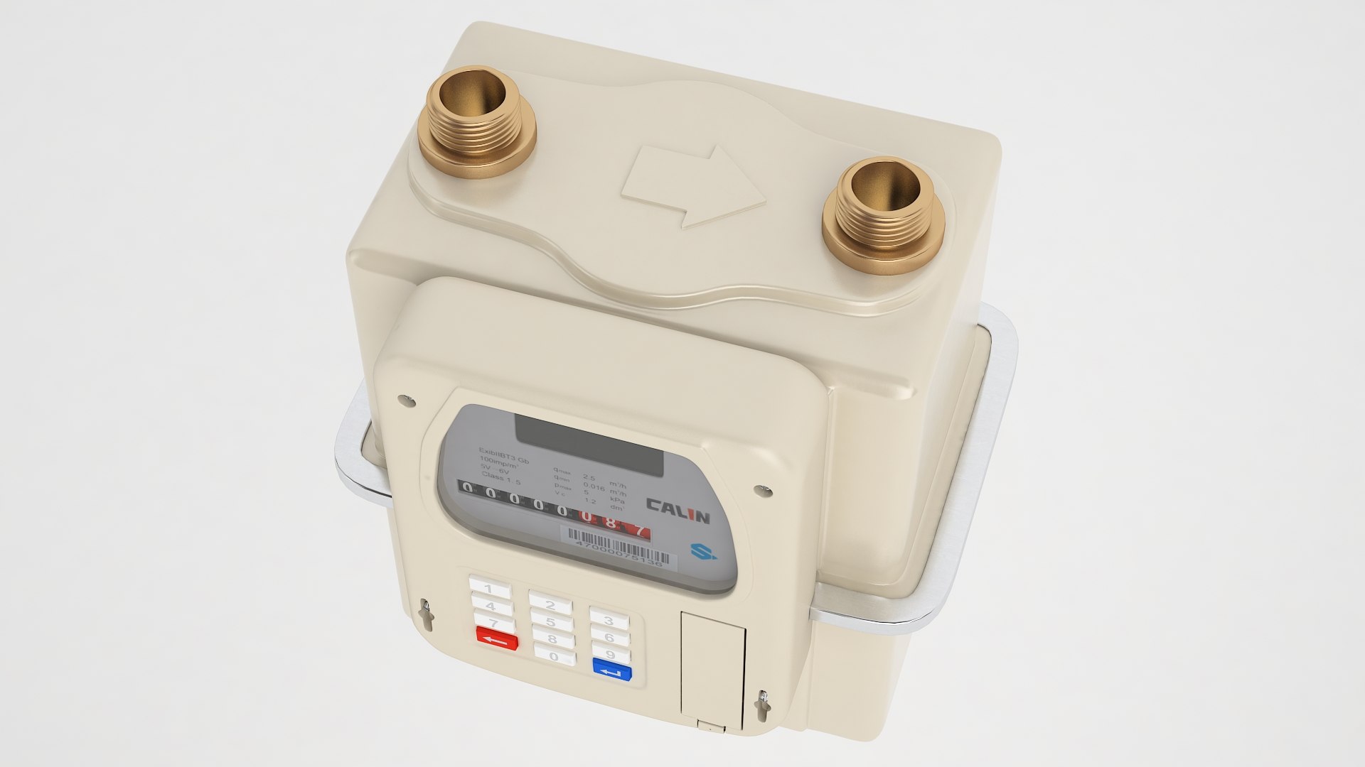 Gas Prepayment Meter 3D - TurboSquid 1467659