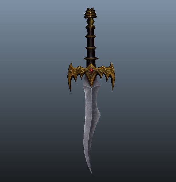 3d dagger model