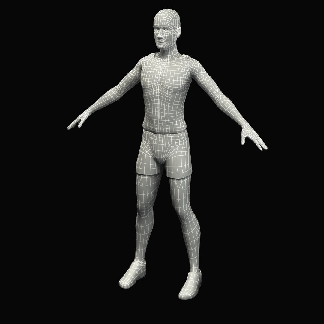 Track Field Athlete 3d Model