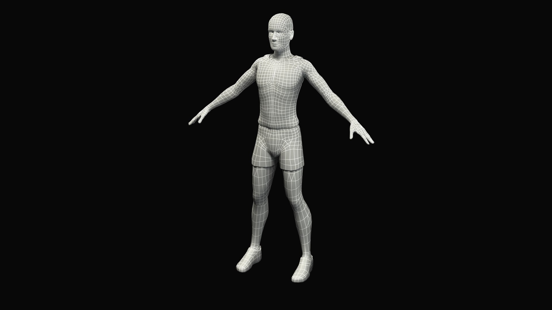 Track Field Athlete 3d Model