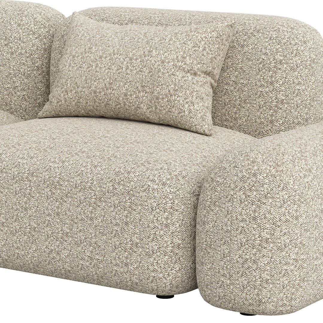 3D Coco Republic Willow Modular Sofa - TurboSquid 2165943