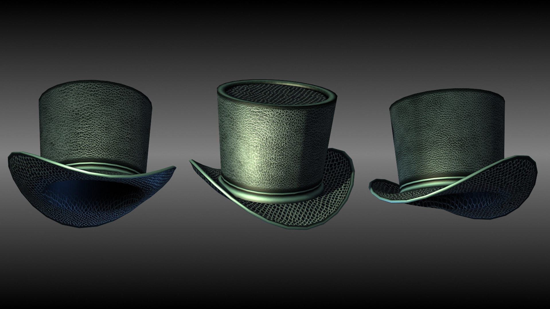 3D Model Steampunk Hats - TurboSquid 1192753