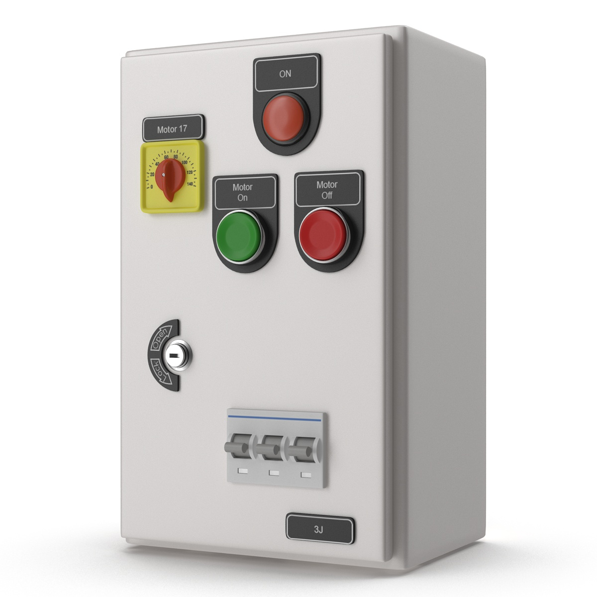 Electric control boxes 3D model - TurboSquid 1240866