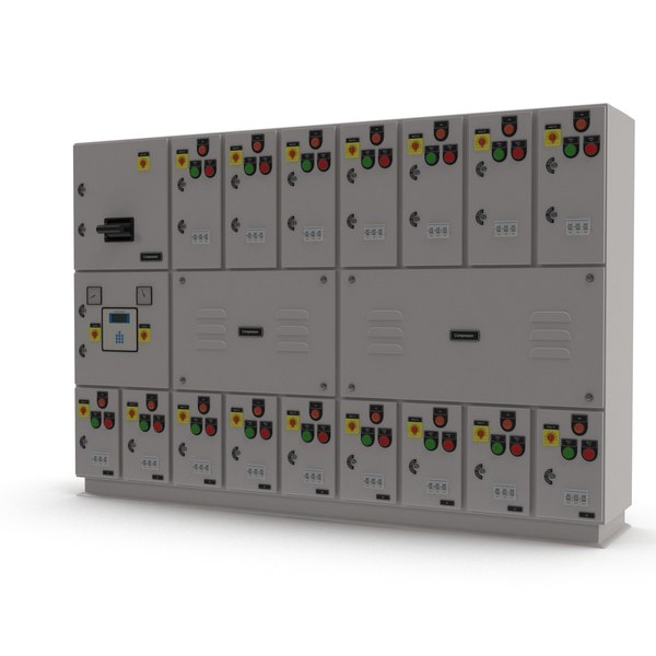 Electric control boxes 3D model - TurboSquid 1240866