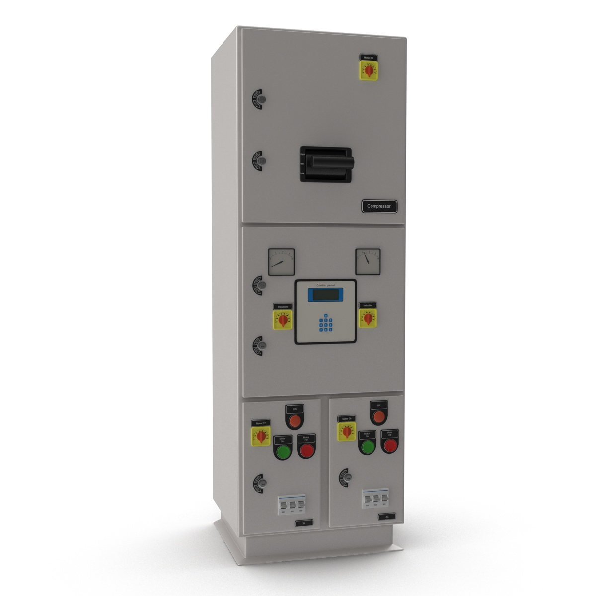 Electric control boxes 3D model - TurboSquid 1240866