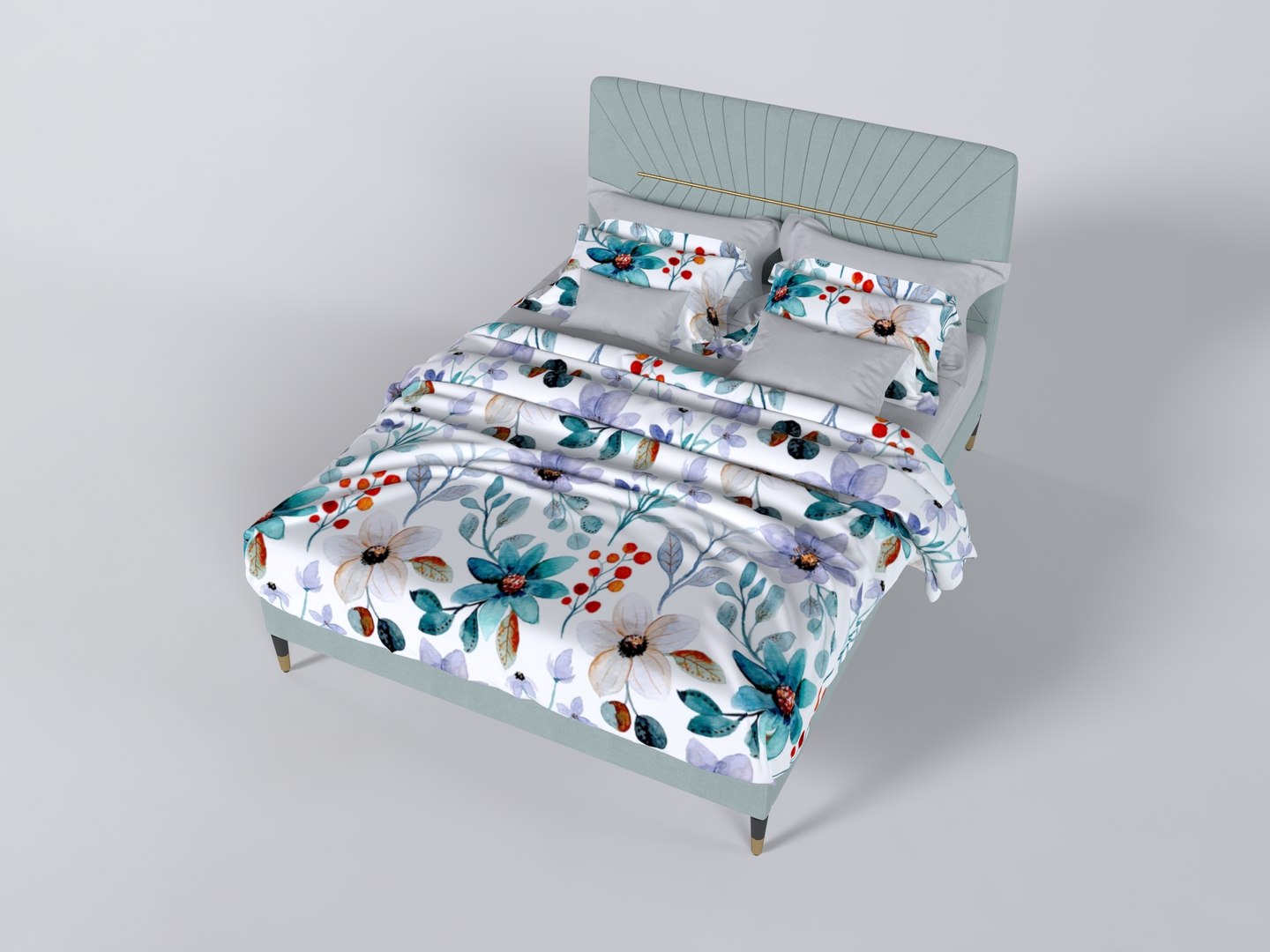 Donna Bed HC 3D - TurboSquid 1914809