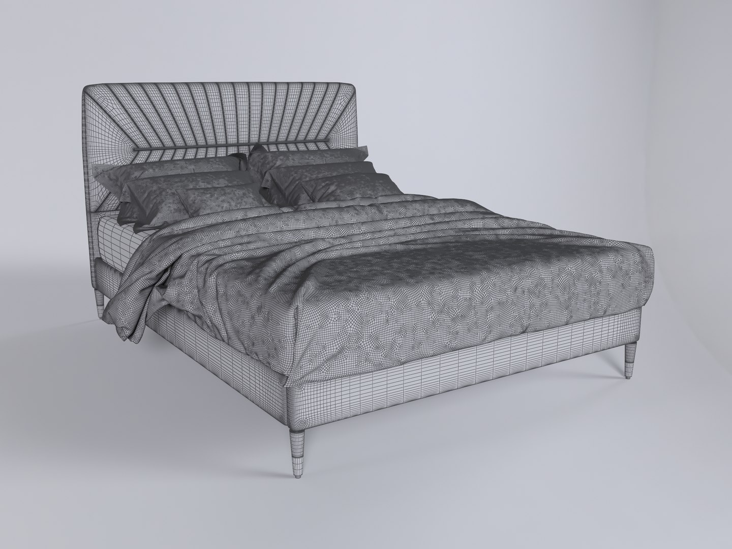 Donna Bed HC 3D - TurboSquid 1914809