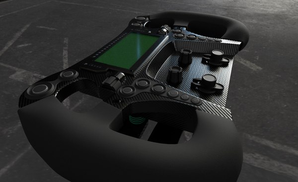 3D racing steering wheel - TurboSquid 1535420