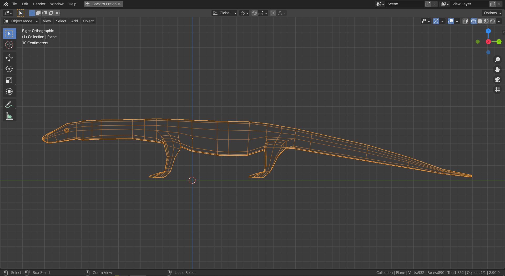 3D Model Monitor Lizard - TurboSquid 1652526
