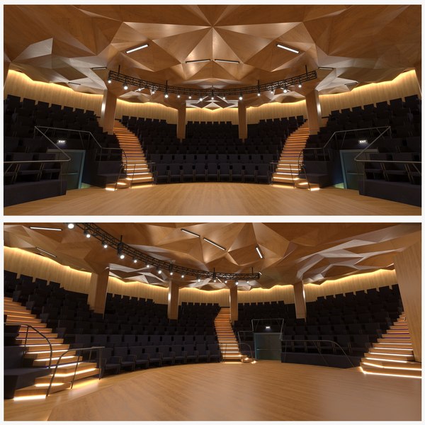 modelo 3d Teatro o sala de conciertos Vol2 - TurboSquid 2150104