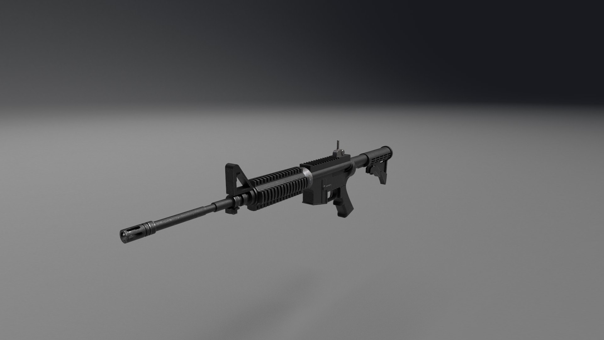 M4 Carbine Rifle 3D Model - TurboSquid 1758449
