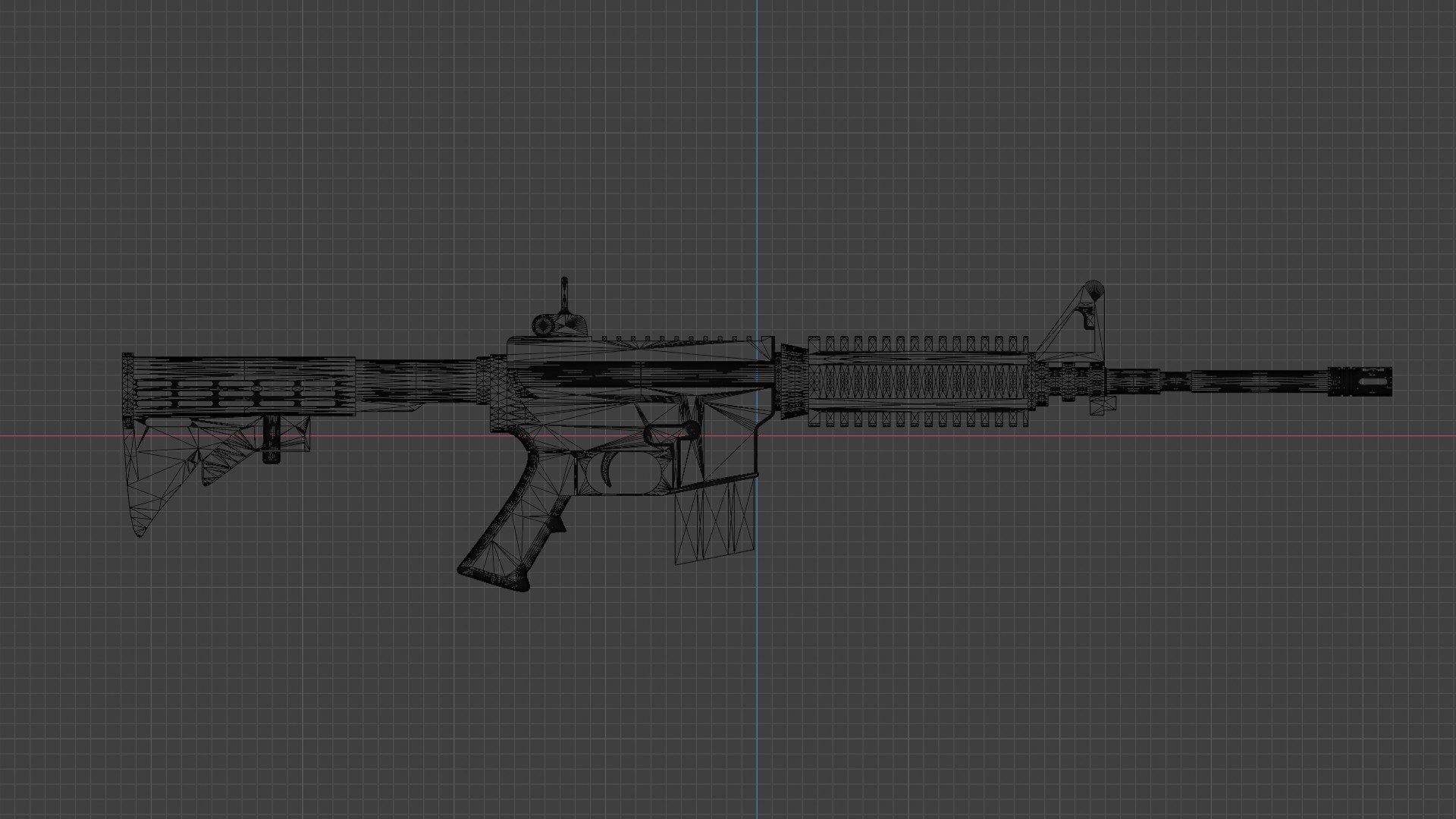 M4 Carbine Rifle 3D Model - TurboSquid 1758449