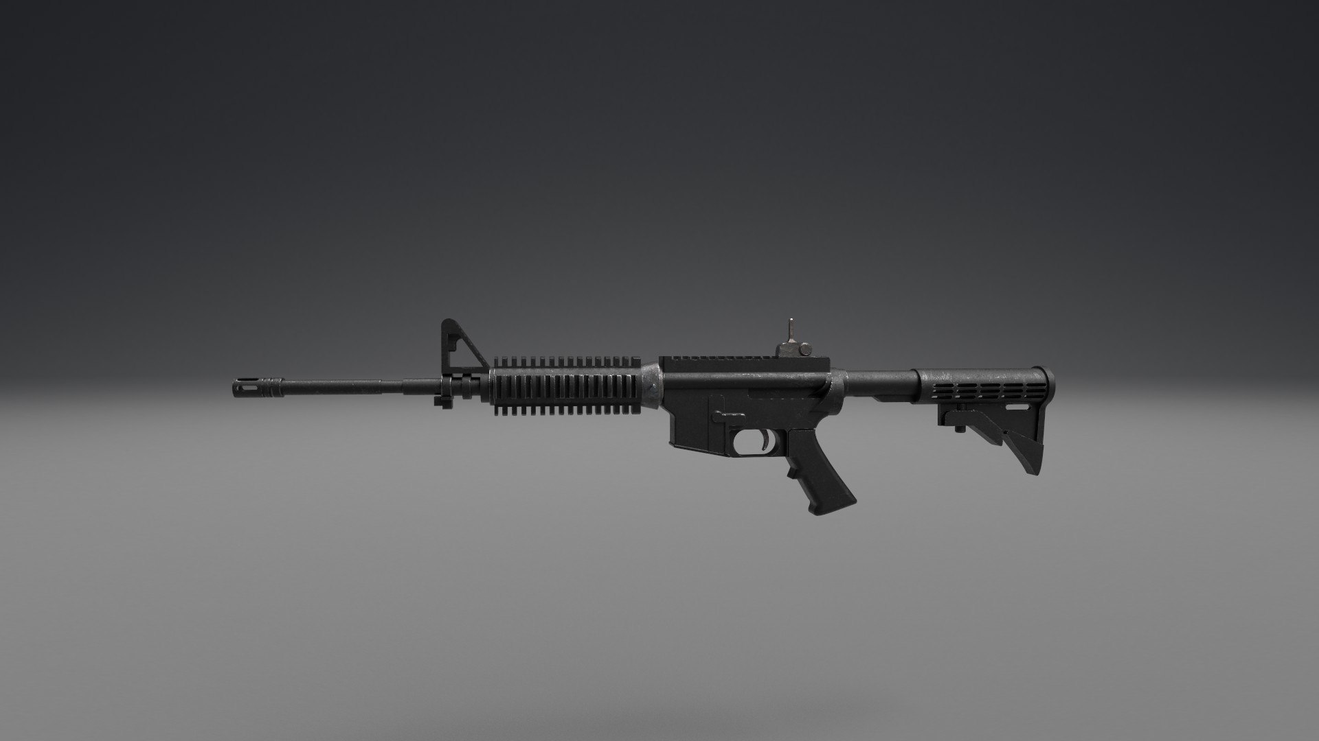 M4 Carbine Rifle 3D Model - TurboSquid 1758449