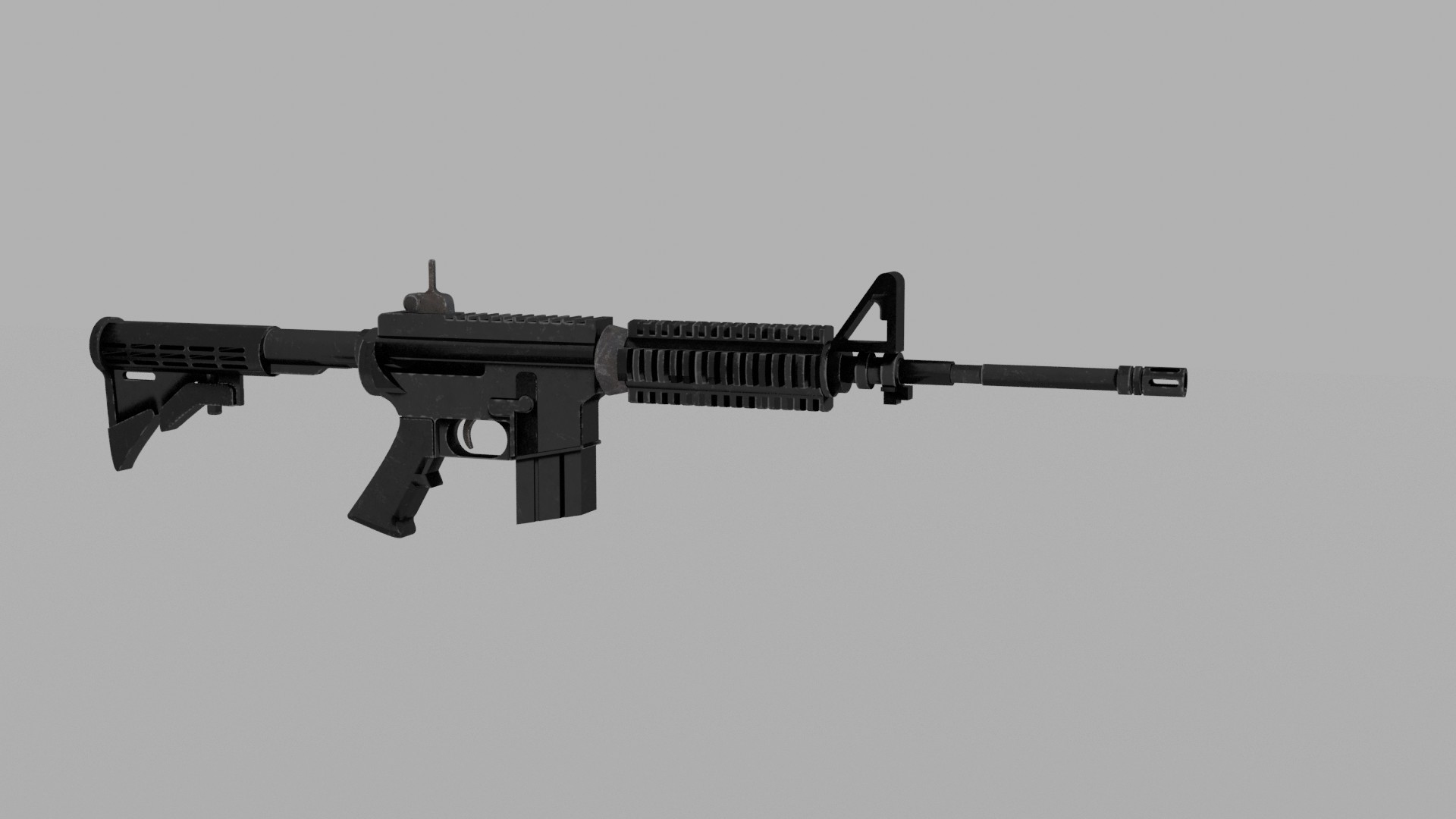 M4 Carbine Rifle 3D Model - TurboSquid 1758449