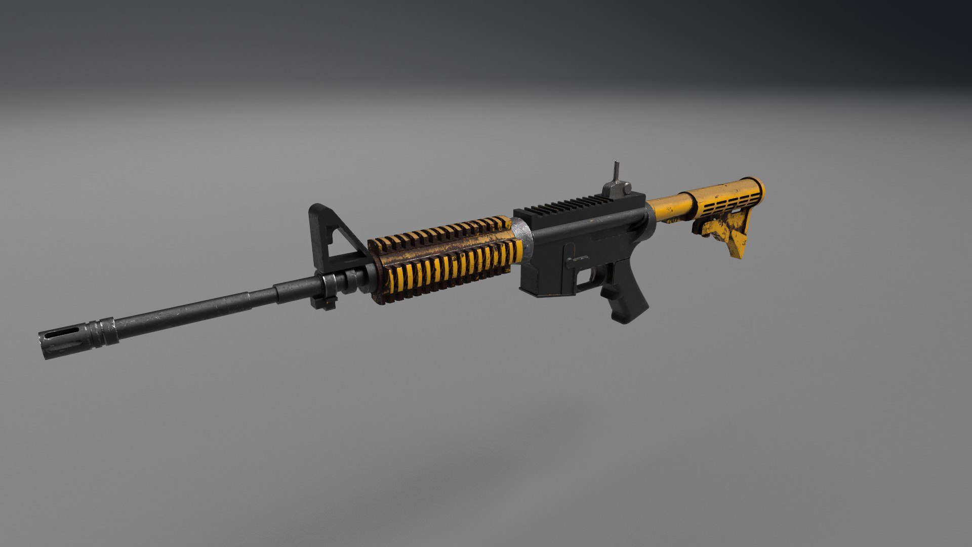 M4 Carbine Rifle 3D Model - TurboSquid 1758449