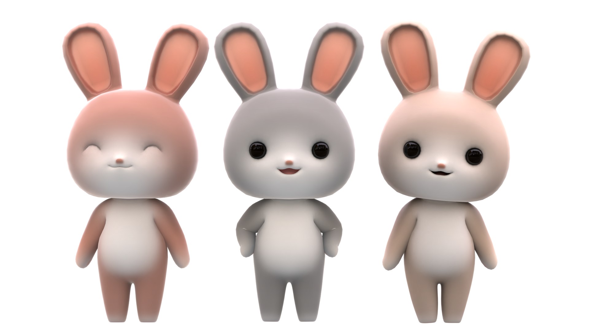Cartoon Rabbit 3D - TurboSquid 1408204