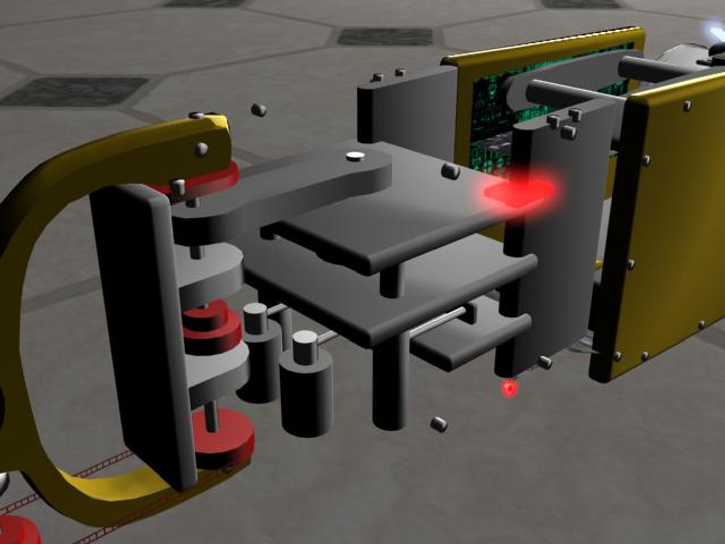 Animate Robot Fish 3d Model