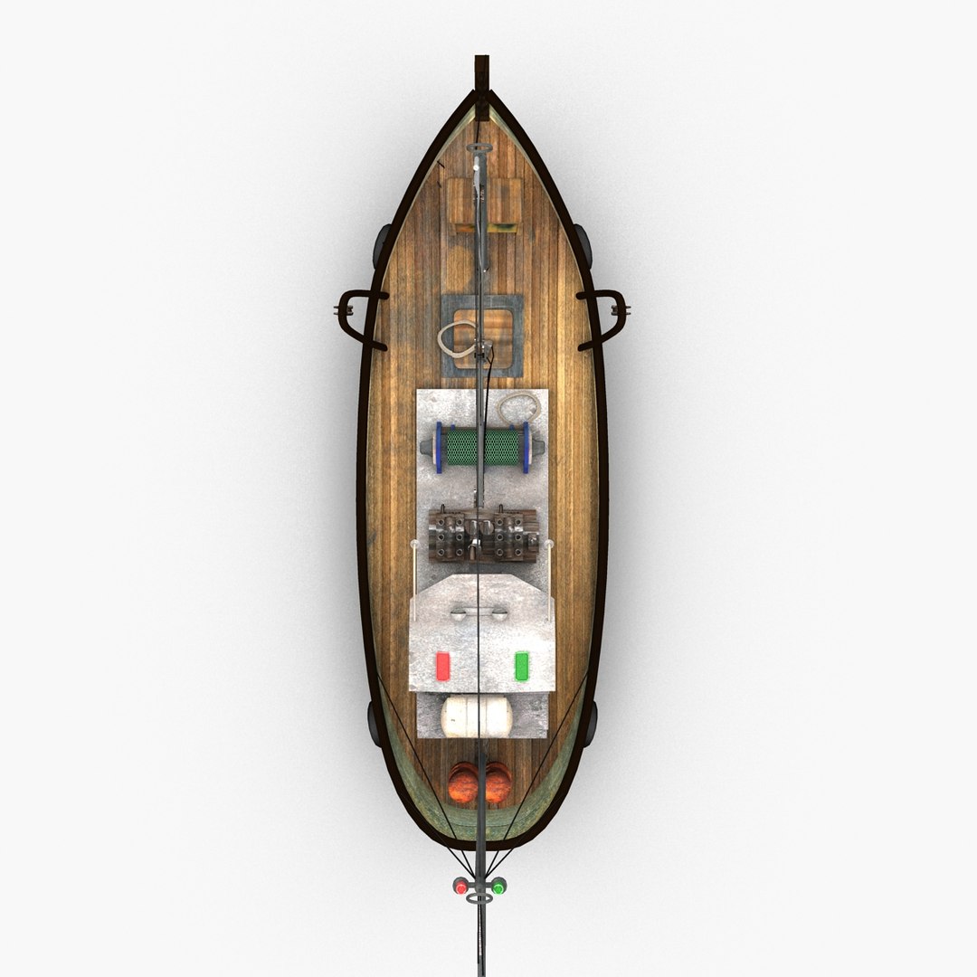 3D fishing boat - TurboSquid 496551