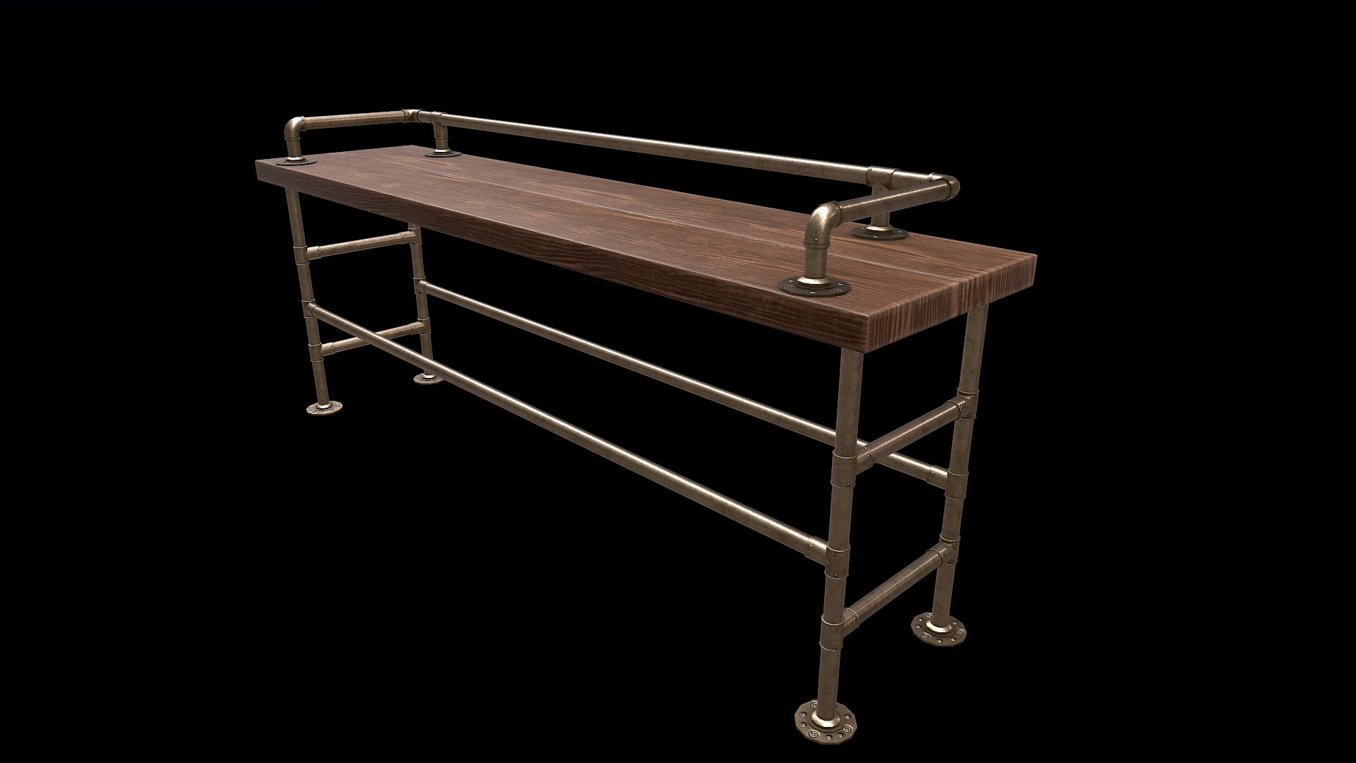3D Bar Table Model - TurboSquid 1753056