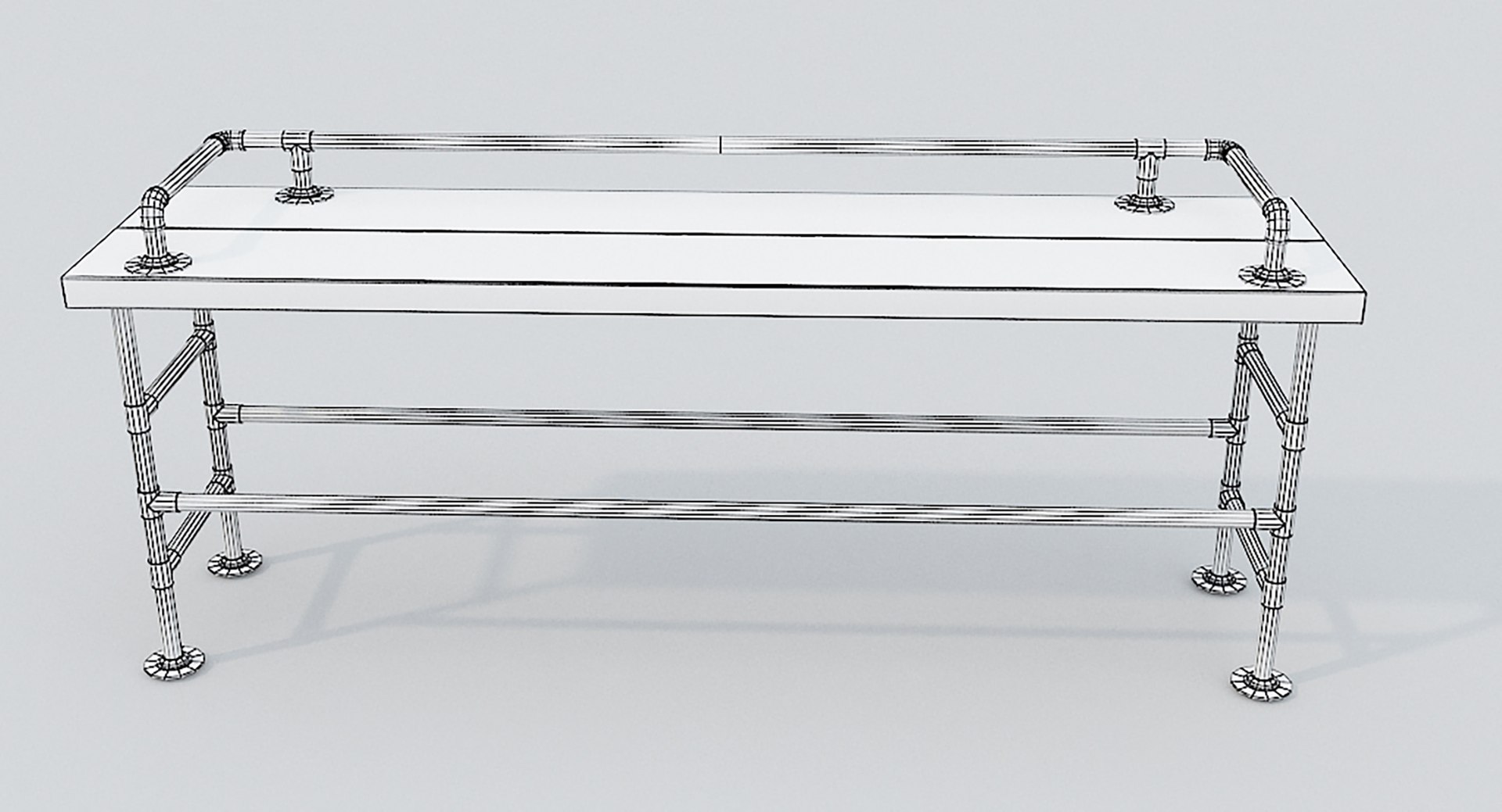 3D Bar Table Model - TurboSquid 1753056