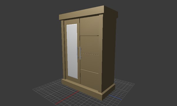 3D simple wardrobe clothes model - TurboSquid 1489362