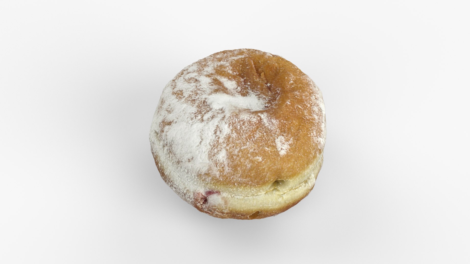Photorealistic 3D Scan Of Jelly Donut Or German Jam Doughnut 3D Model ...