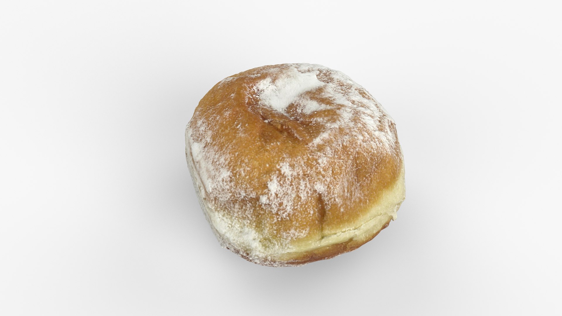 Photorealistic 3D Scan Of Jelly Donut Or German Jam Doughnut 3D Model ...