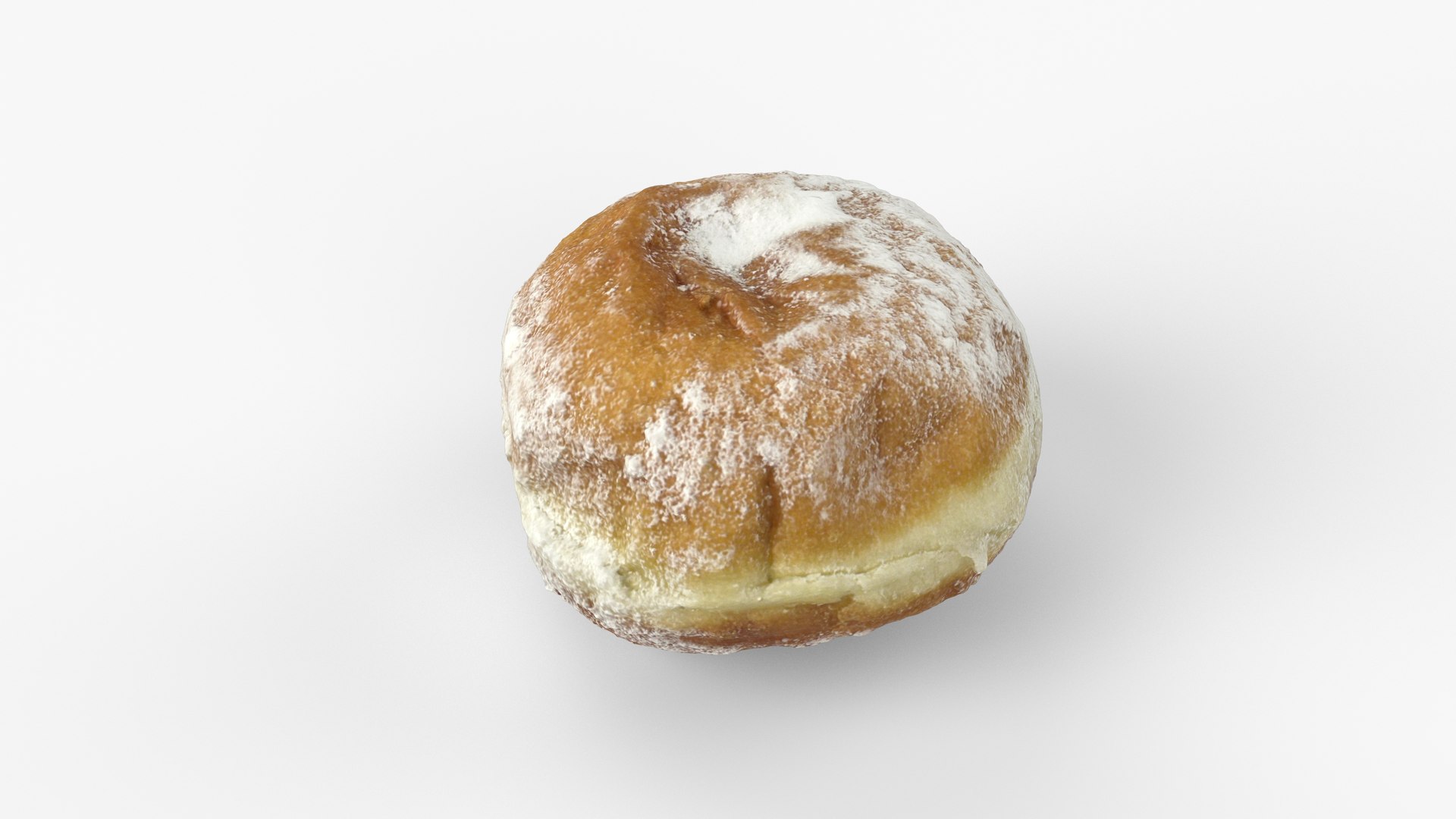 Photorealistic 3D Scan Of Jelly Donut Or German Jam Doughnut 3D Model ...