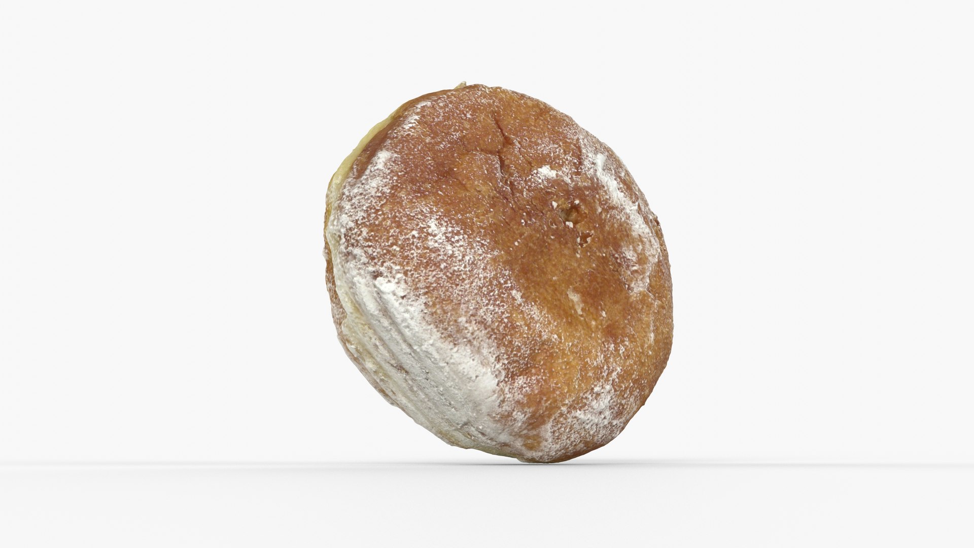 Photorealistic 3D Scan Of Jelly Donut Or German Jam Doughnut 3D Model ...