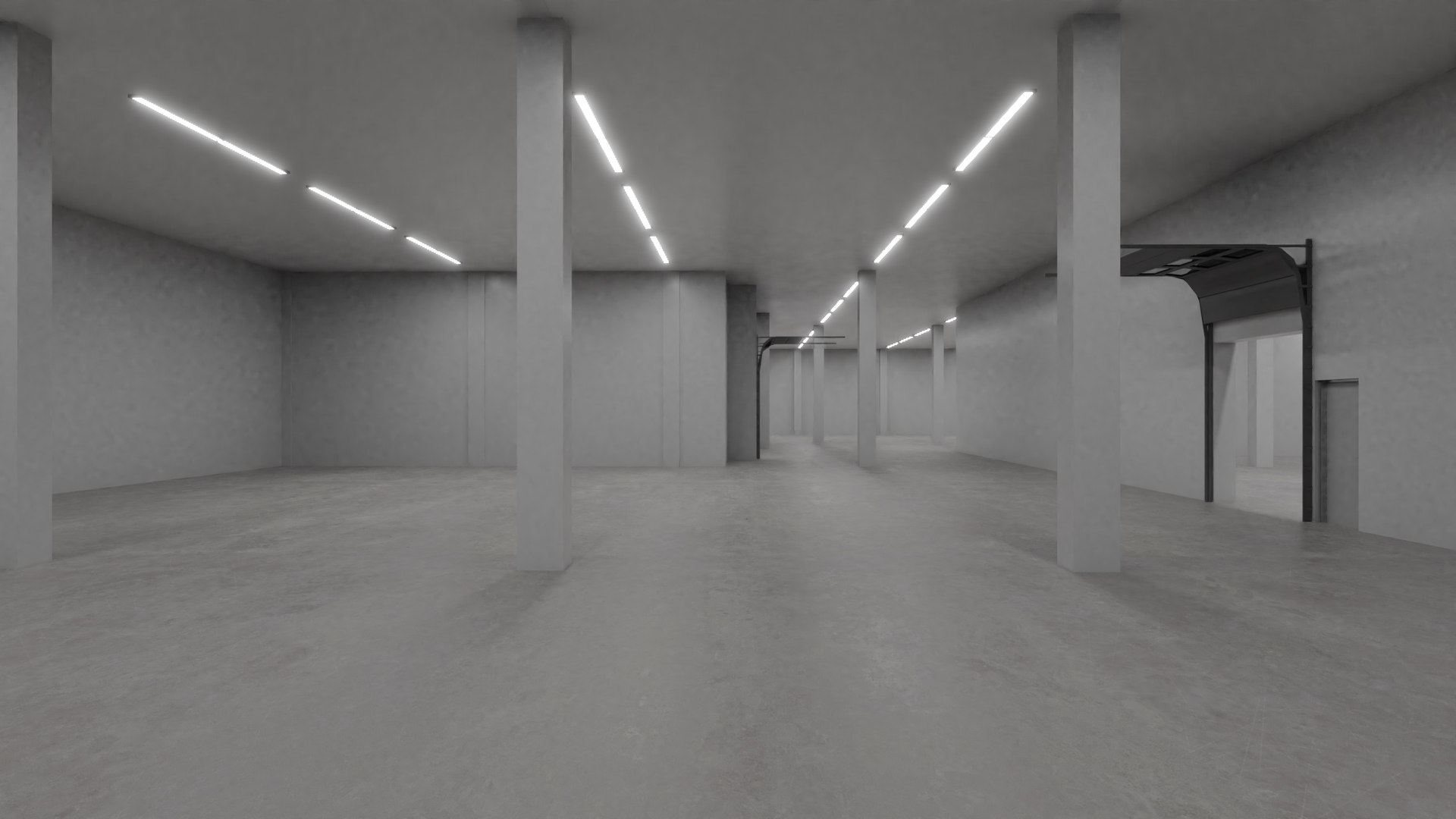 3D Industrial Building Interior 2 Model - TurboSquid 1263165