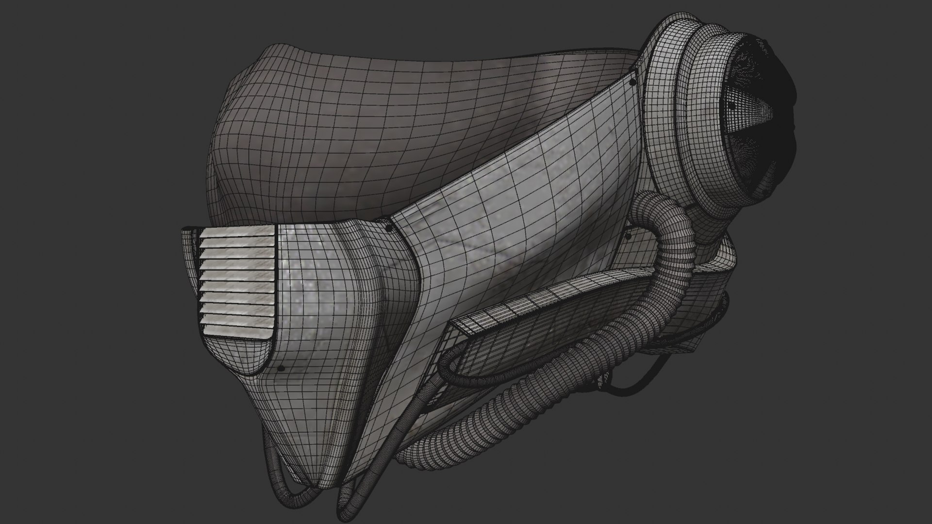 Helmet Cyberpunk 3D Model - TurboSquid 2250805