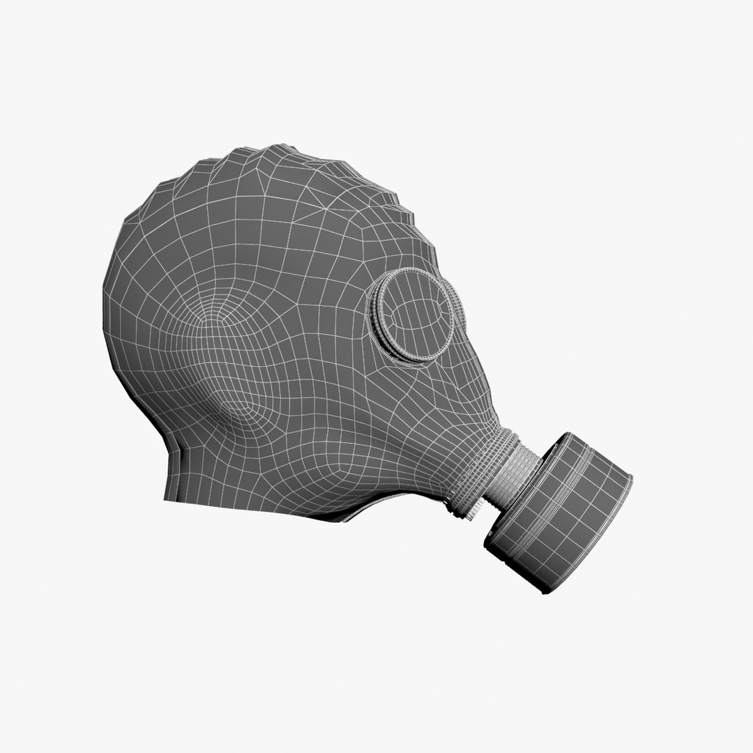 3D Gas Mask - TurboSquid 1196283