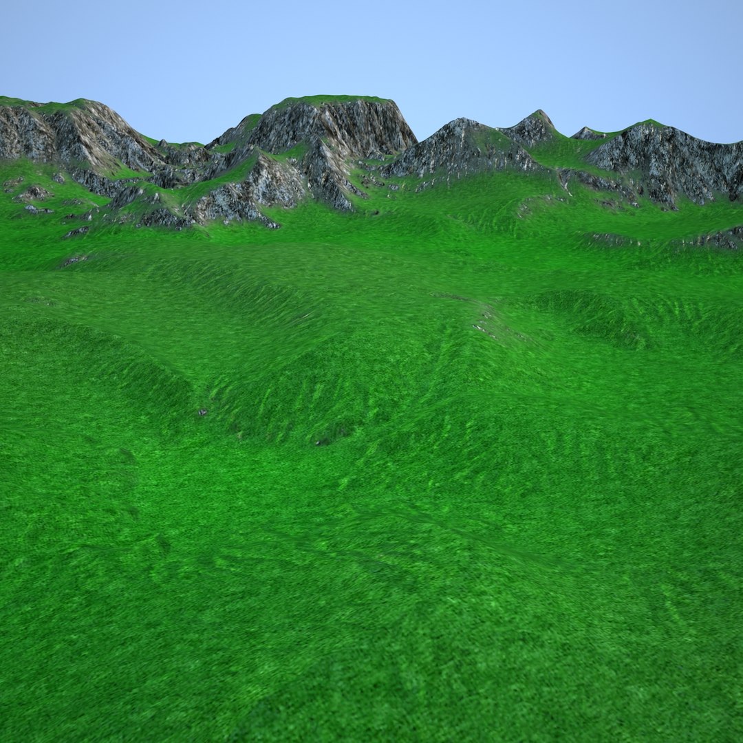 3d Model Of Terrain