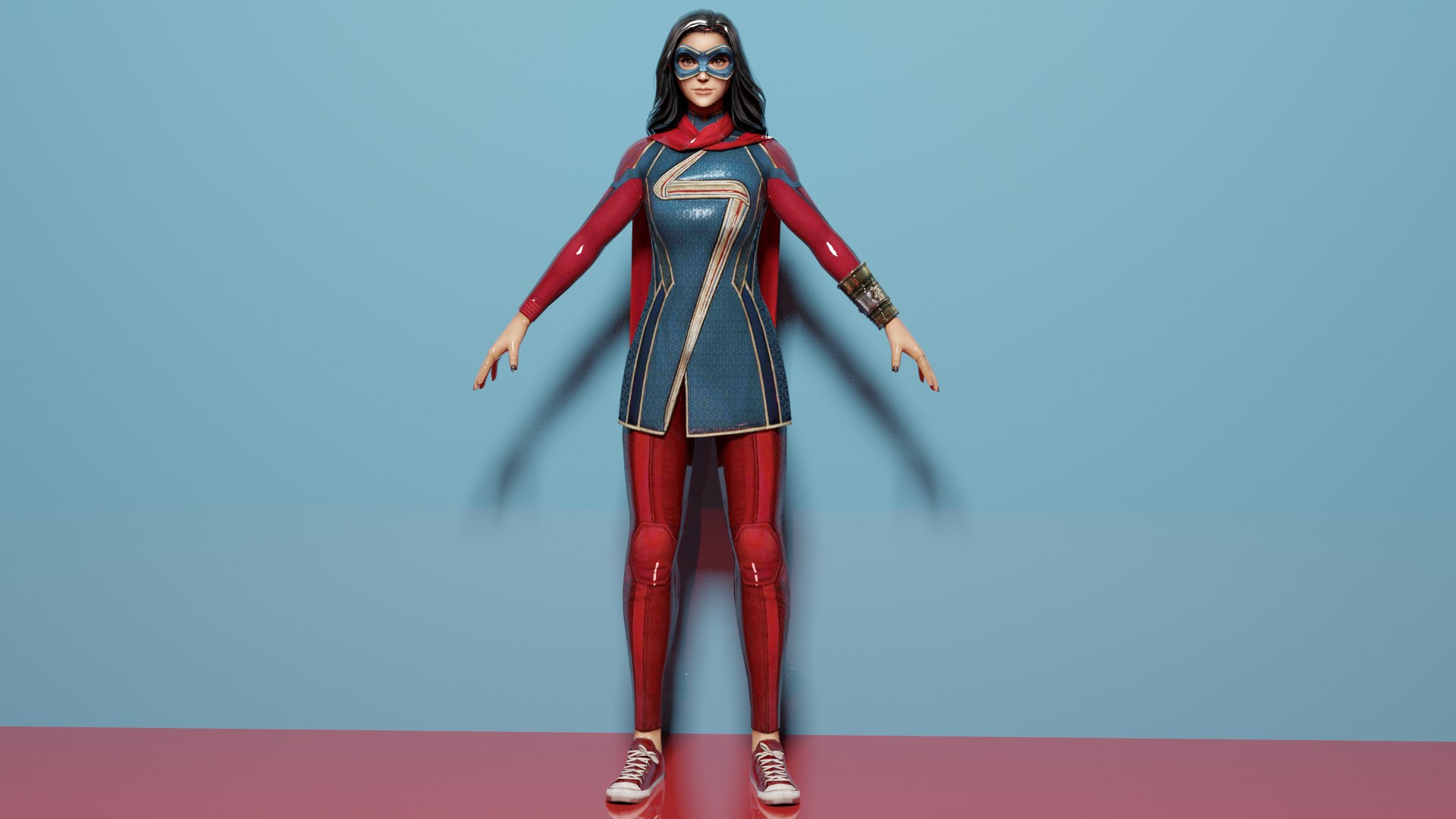 modelo 3d Ms Marvel - TurboSquid 2018346