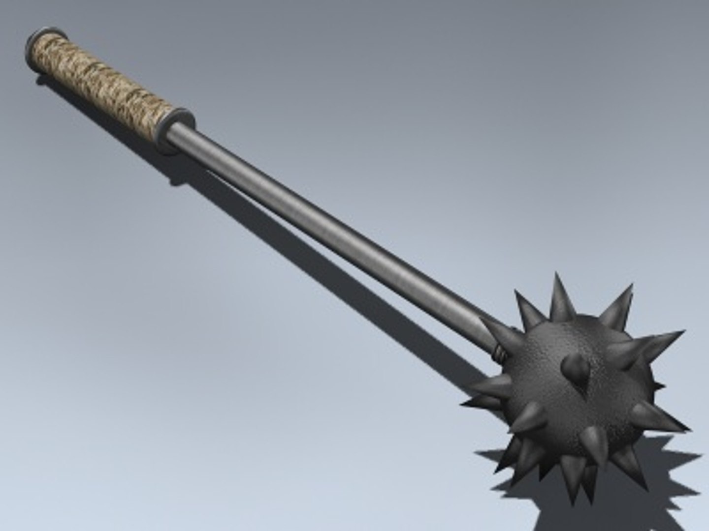 3d Mace Medieval Melee Model
