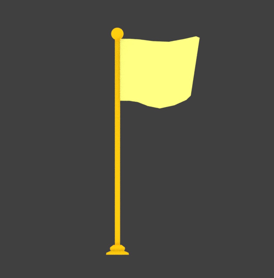 Flag games customized 3D model - TurboSquid 1307163
