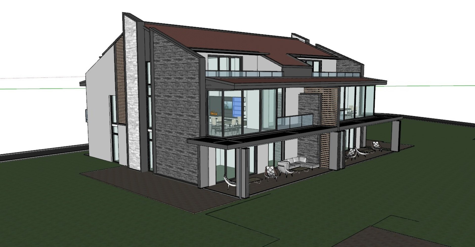 3D Modern Residental Building 3D Model - TurboSquid 1974389