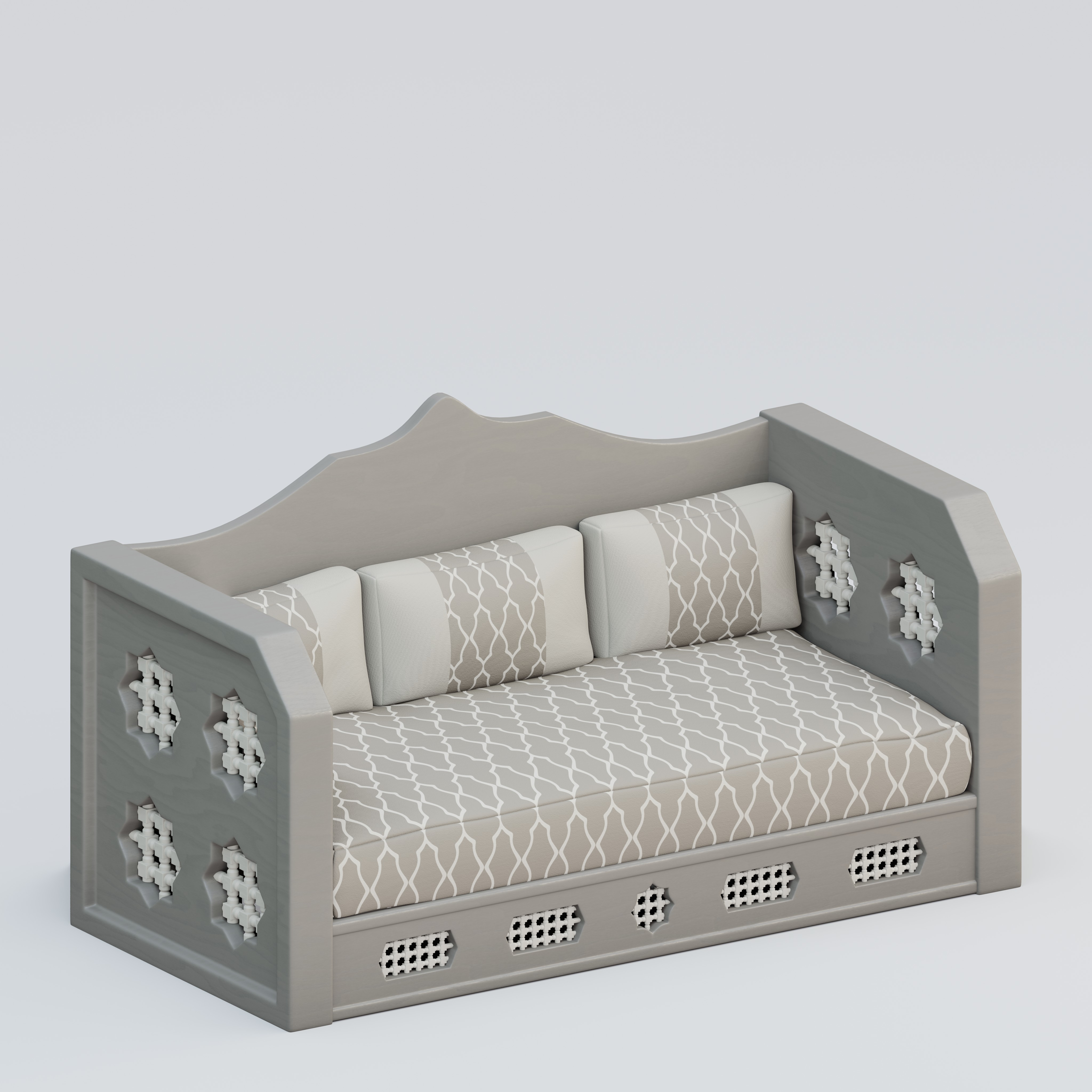 Classic Moroccan sofa 3D - TurboSquid 1746270