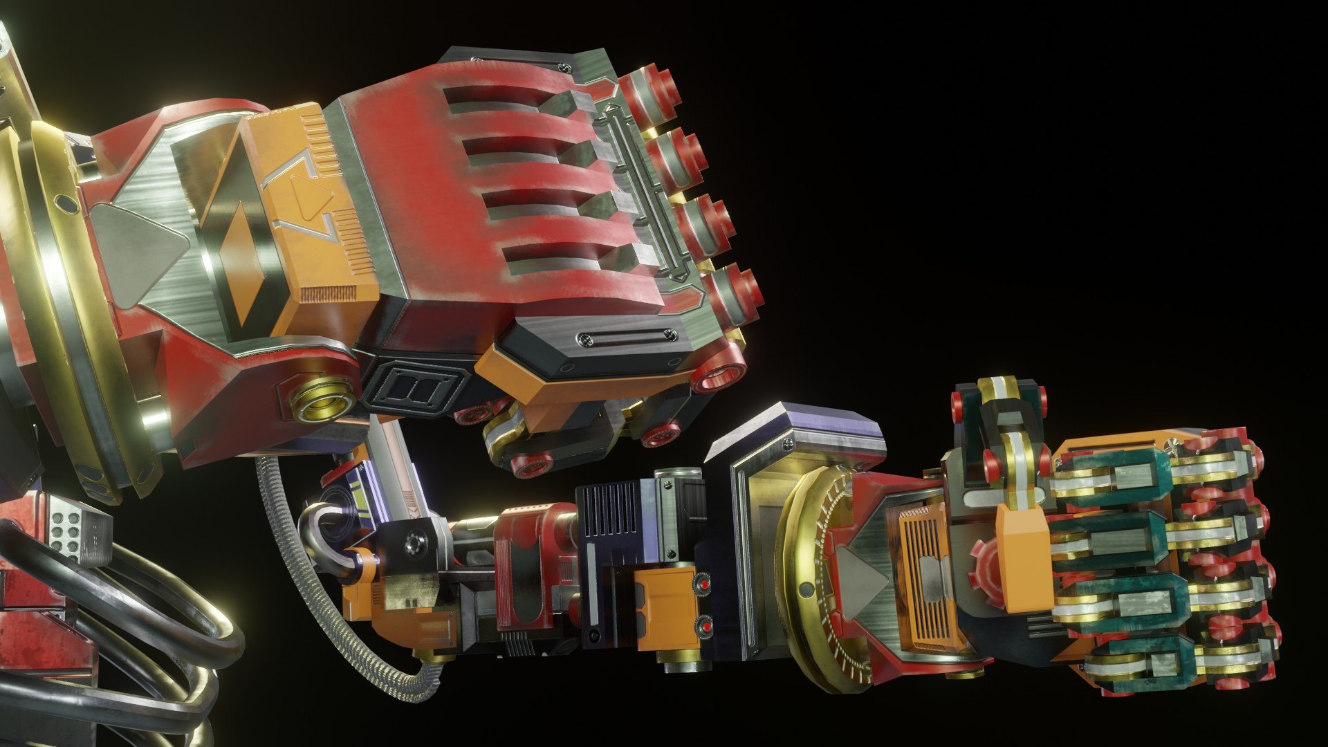 3D model Robot Fighter - TurboSquid 1737135