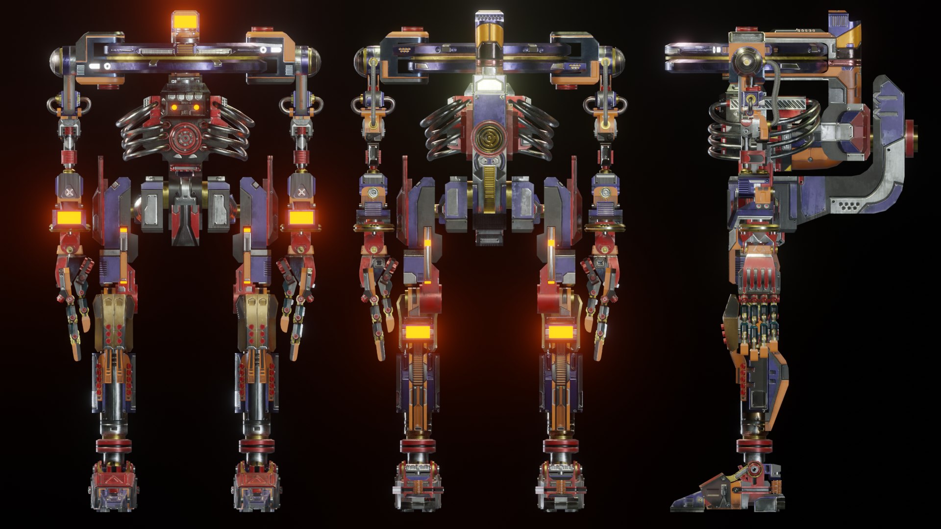 3D model Robot Fighter - TurboSquid 1737135