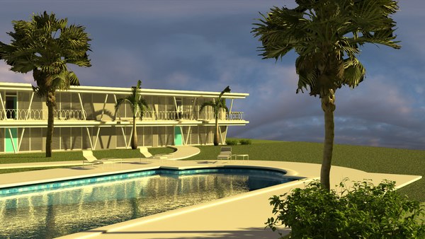 Dexter Morgans Apartment Miami Harbor Club Apartments 3D model ...