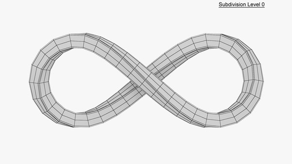 3D Infinity Symbol 02 - TurboSquid 1793361