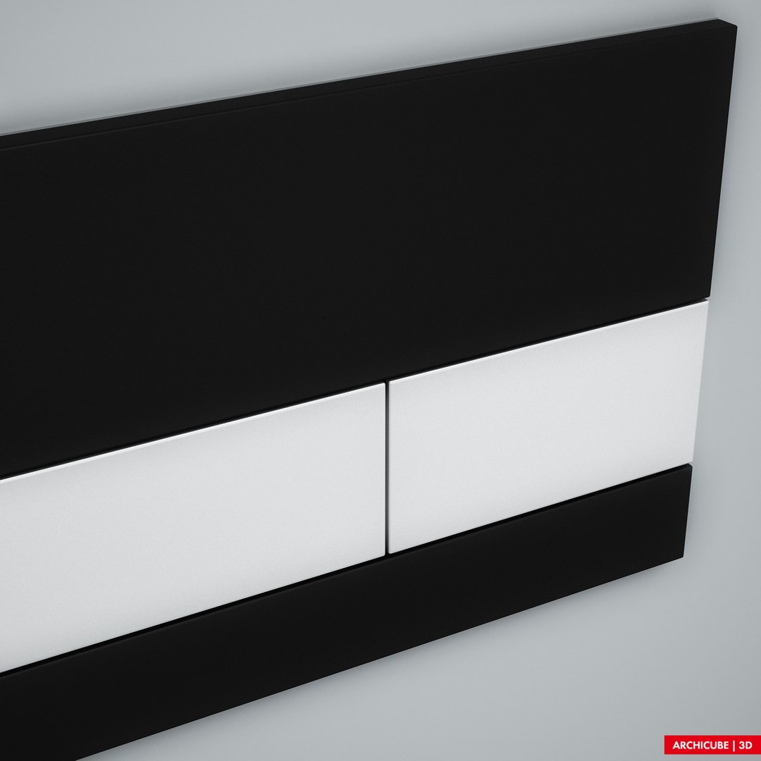 Flush Panel 3d Fbx